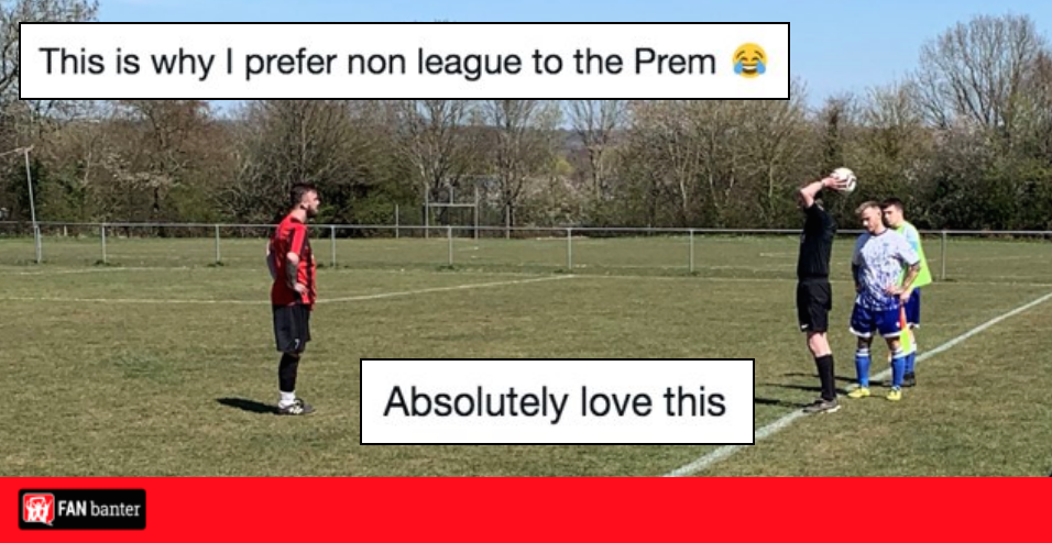 Match halted as ref shows players how to take a throw in correctly ...