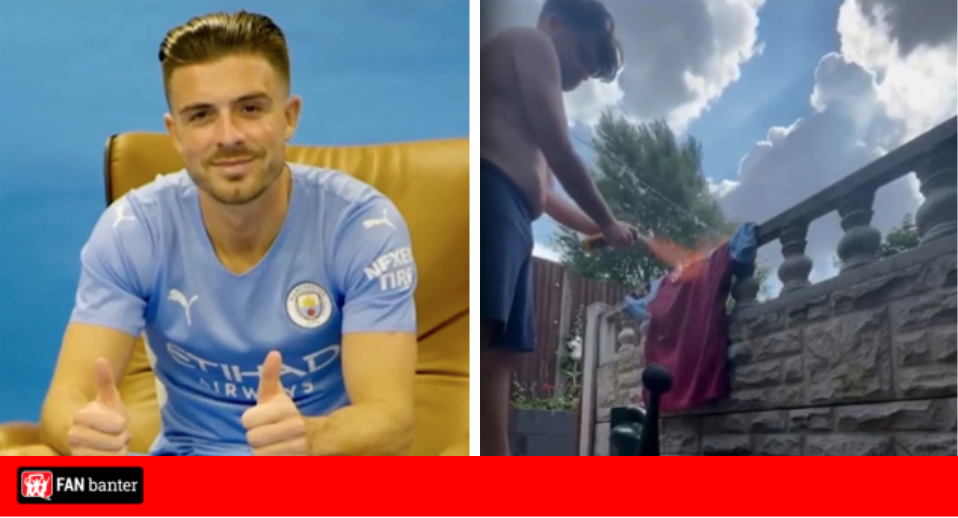 Angry Aston Villa fan goes viral sending Man City's Jack Grealish video ...