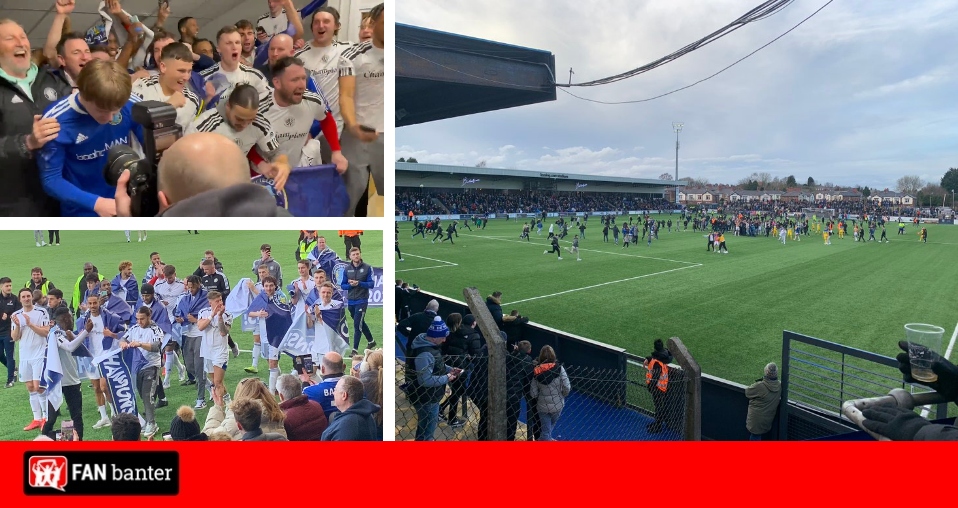 Non league sees it's first promotion of the season in front of record ...