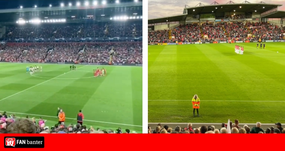 New footage shows boos and shouting at Liverpool and Wrexham during ...