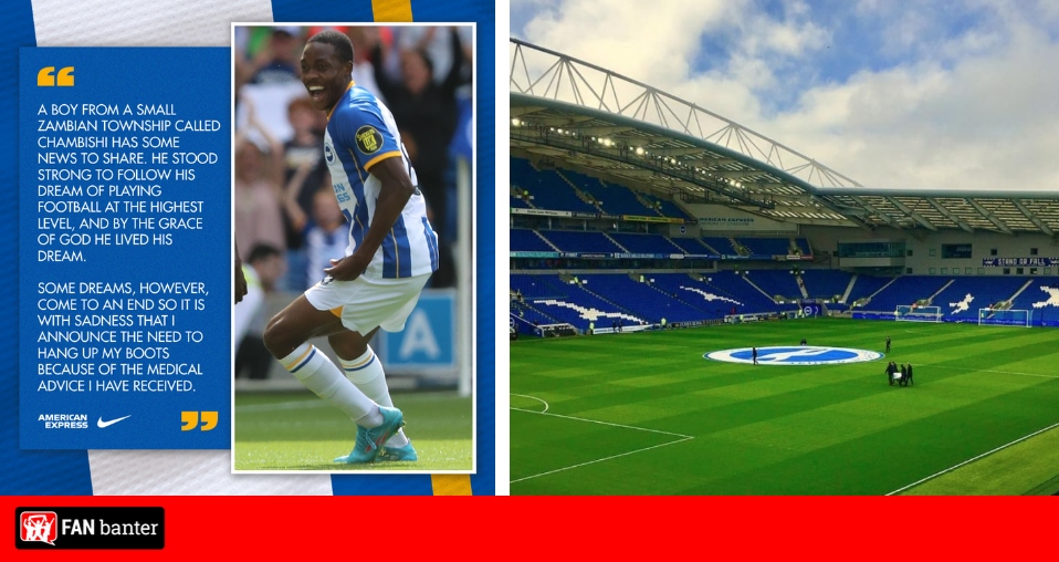 Brighton player forced to retire age 24 after being diagnosed with ...