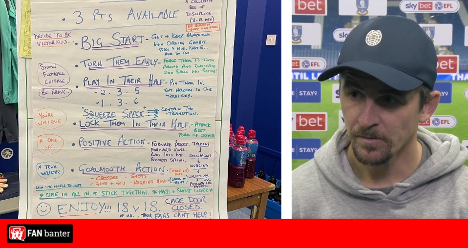 Joey Barton gets everyone talking revealing his tactics board which ...