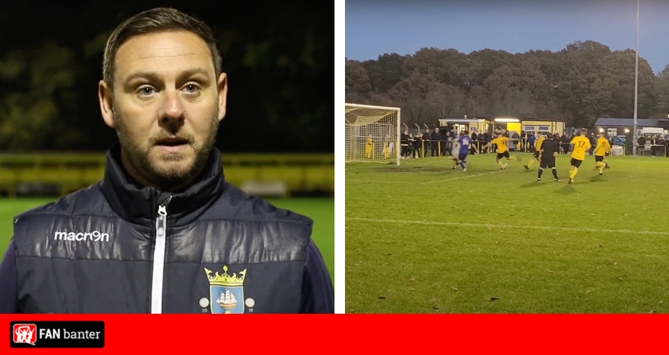 Non league manager goes viral with his rant blaming referee for losing ...