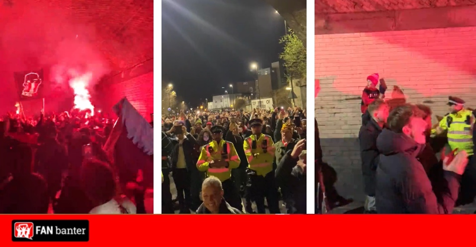 Arsenal 'ultras' cause divided reaction over footage with flares in ...