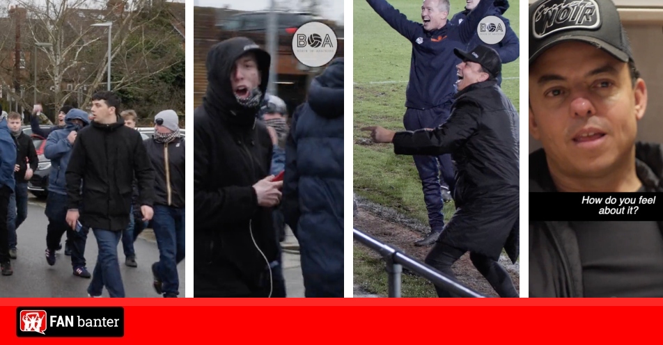 Dorking manager Marc White gives hilarious reaction to abuse from ...