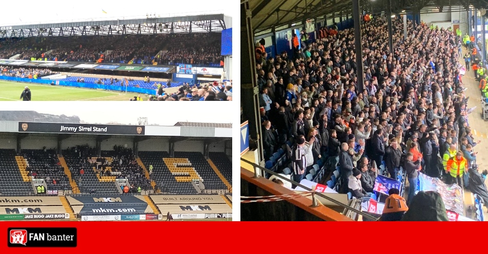 PHOTOS: Away Fans in the Stands - 28th January 2023 - Fan Banter