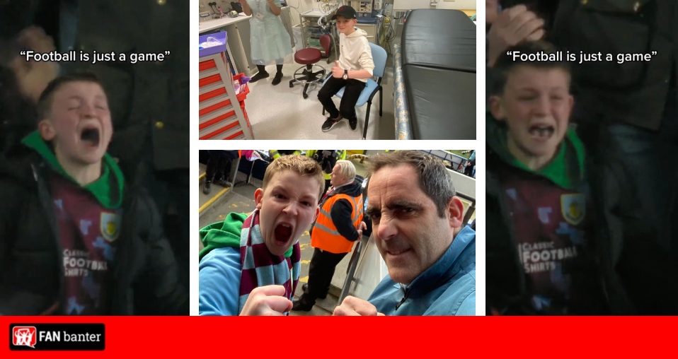 Cancer battling Burnley fan, 13, goes viral in video after being seen ...