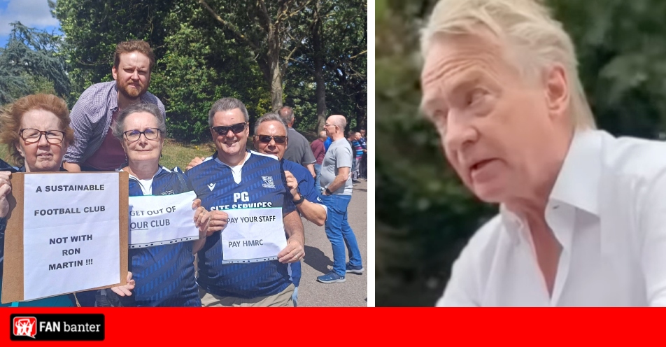 Ron Martin blames Southend fans protesting outside his house for ...