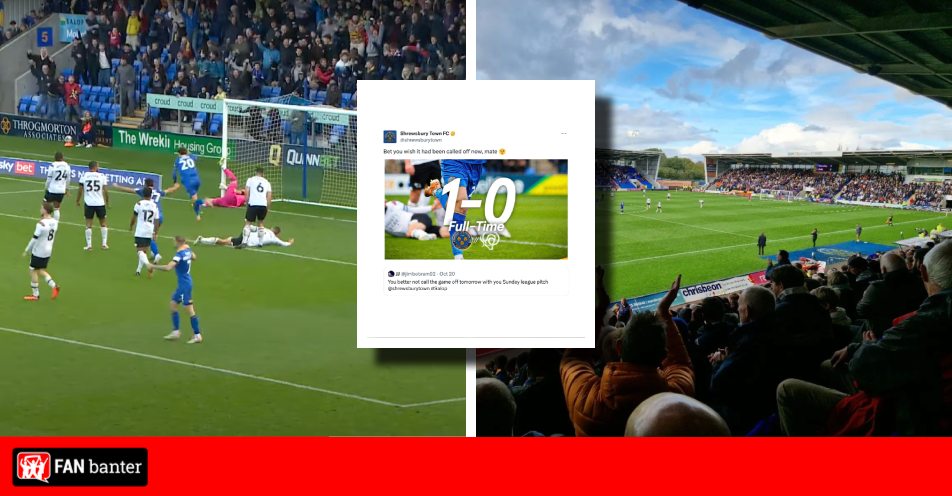 Shrewsbury social media admin takes to hilarious mock Derby County fan ...