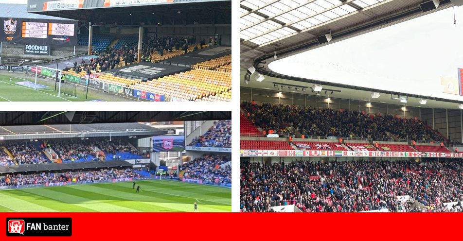 PHOTOS: Away Fans in the Stands - 28th October 2023 - Fan Banter