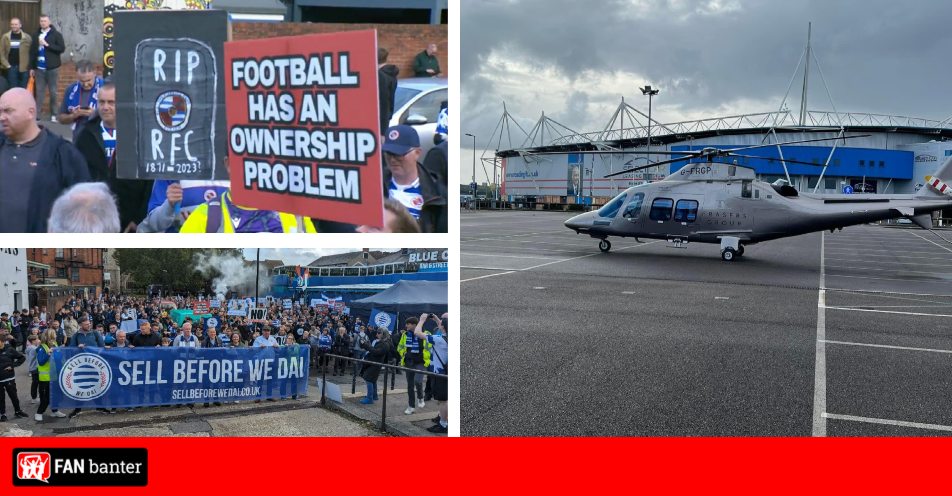 Mike Ashley explores Reading takeover as helicopters land at stadium ...