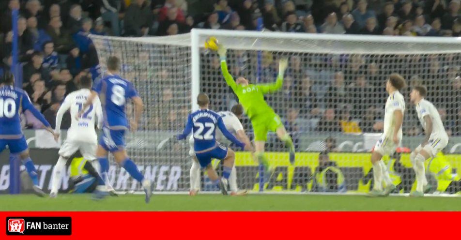Meslier produces stunning 94th minute wonder-save to deny Leicester ...