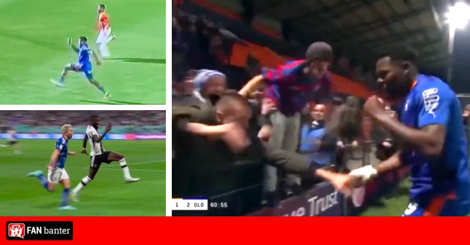 Oldham's Mike Fondop goes viral replicating Antonio Rudiger's strange ...