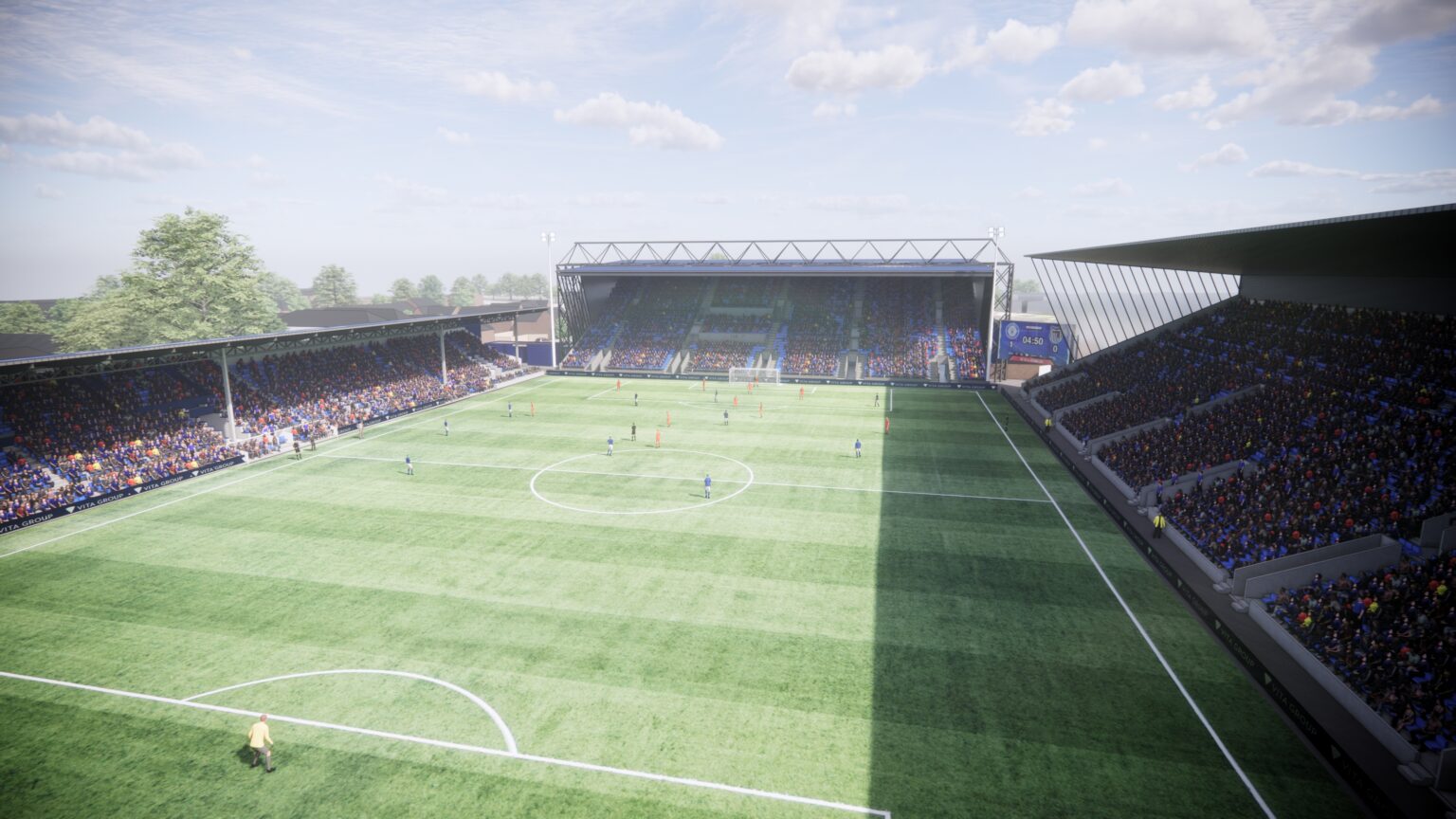 Stockport County unveil new stadium expansion plans with fly-through ...
