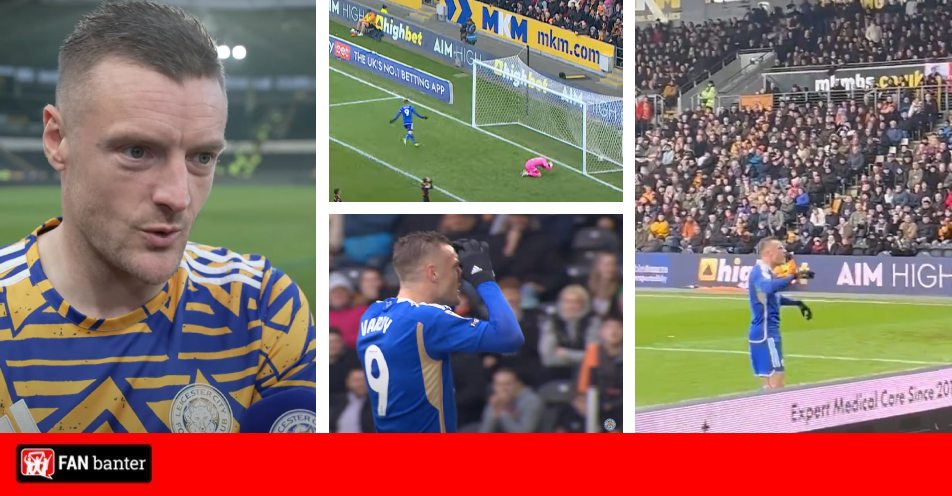 Jamie Vardy rattles Hull fans after scoring his penalty before scoring ...