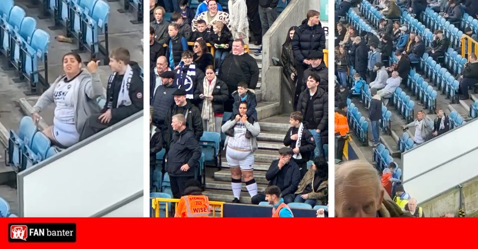 Millwall fan in full kit goes viral after offering out West Brom ...