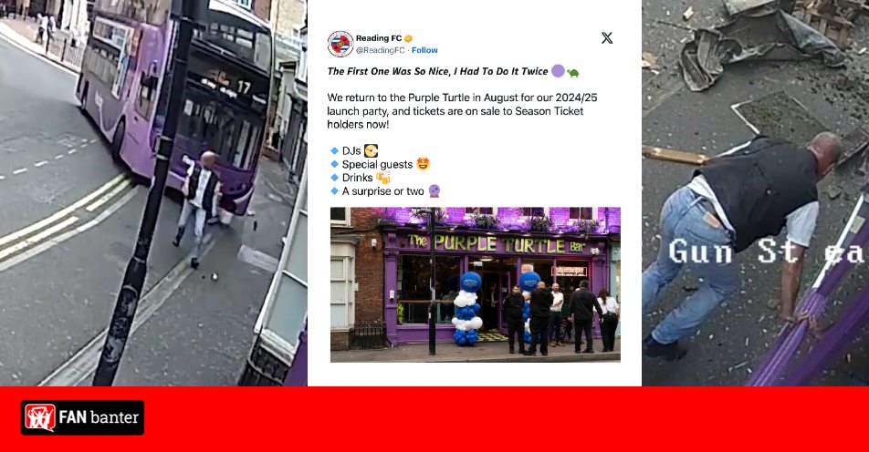 Reading posts viral video of person getting hit by bus then entering ...