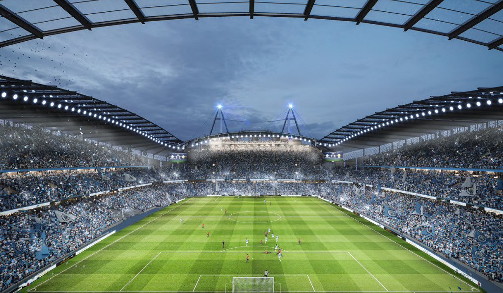 Man City Reveal New Proposed Designs Of Their Etihad Stadium Expansion