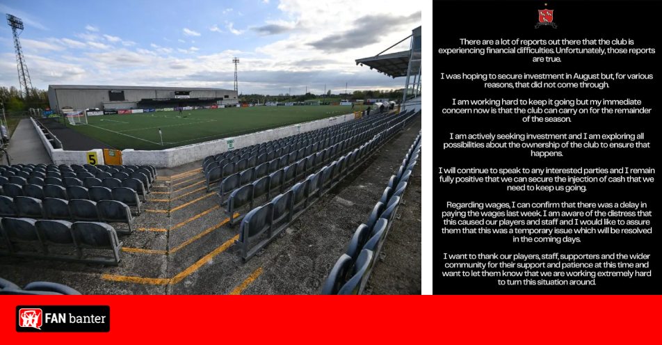LOI club owner admits they're in financial trouble and could struggle ...