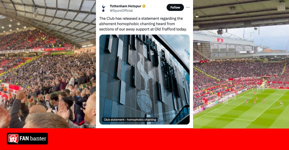 Tottenham condemn their fans ‘hugely offensive’ homophobic chant during ...