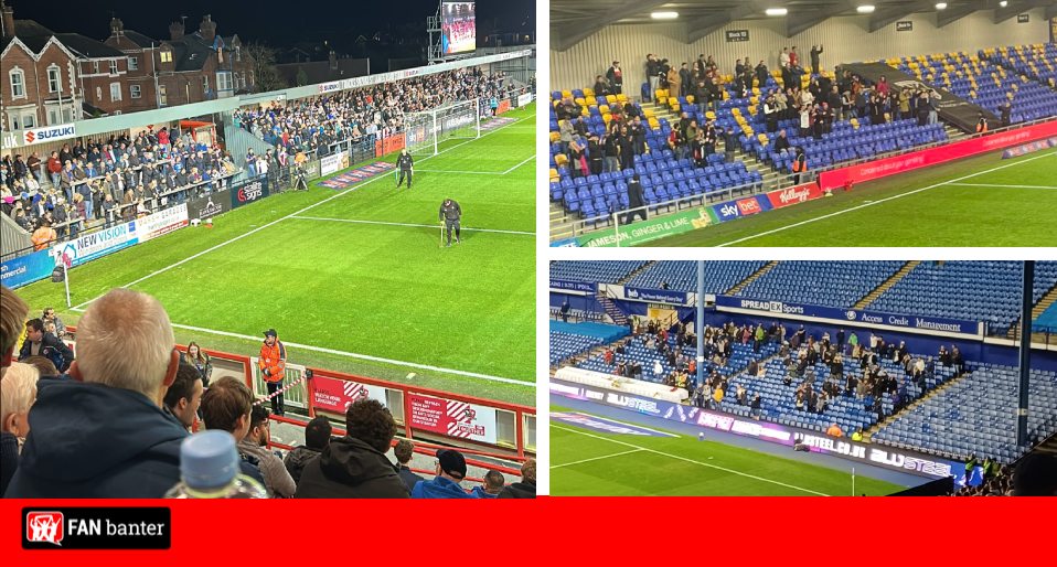 PHOTOS: Away Fans in the Stands - 22nd October 2024 - Fan Banter