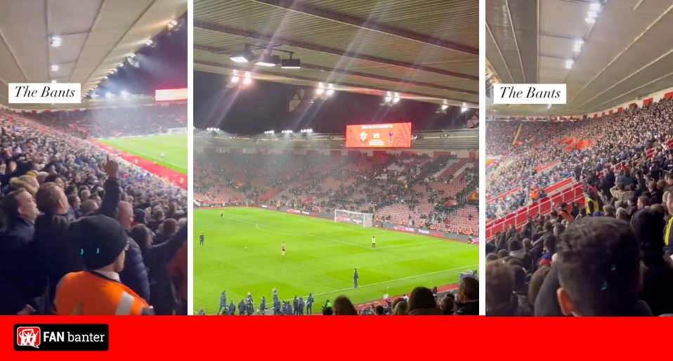 Chelsea fans troll Southampton fans for leaving early; Russell Martin ...