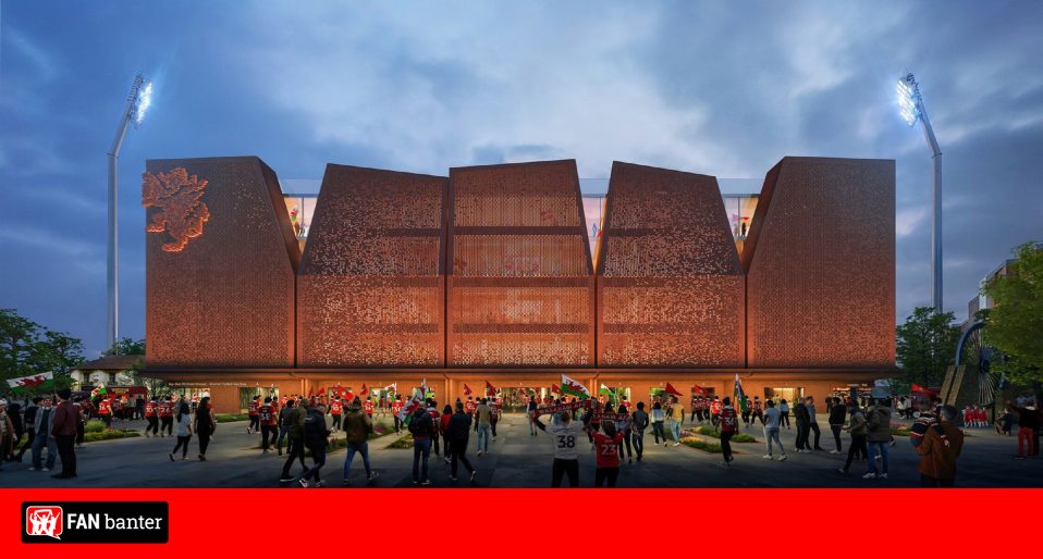 Wrexham unveil designs of their newly planned Kop Stand at the ...