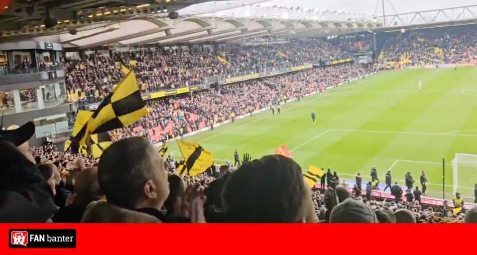 Watford taunt Luton fans with chant and hand gestures after derby day ...