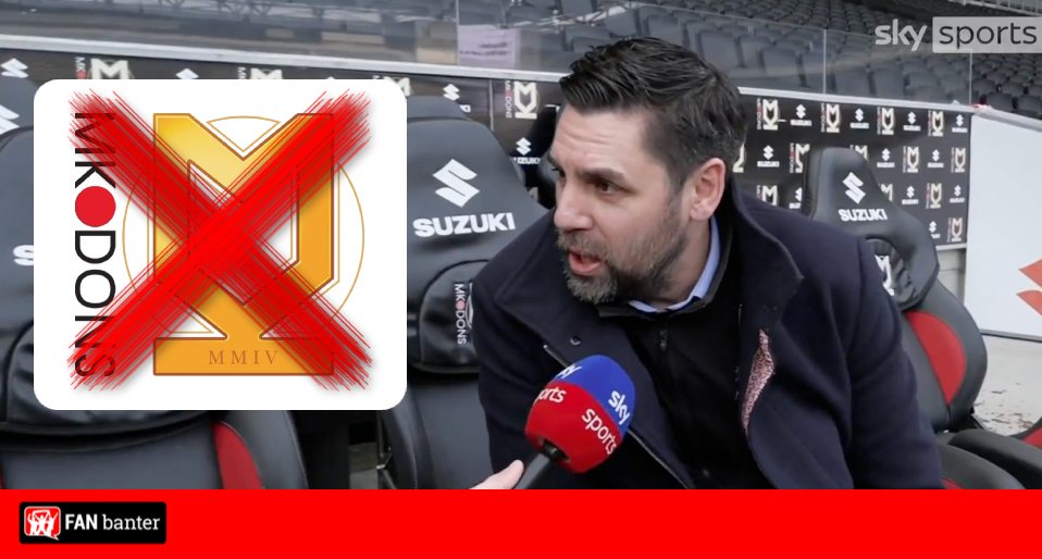 MK Dons unveil their new club crest after fans vote on identity change ...