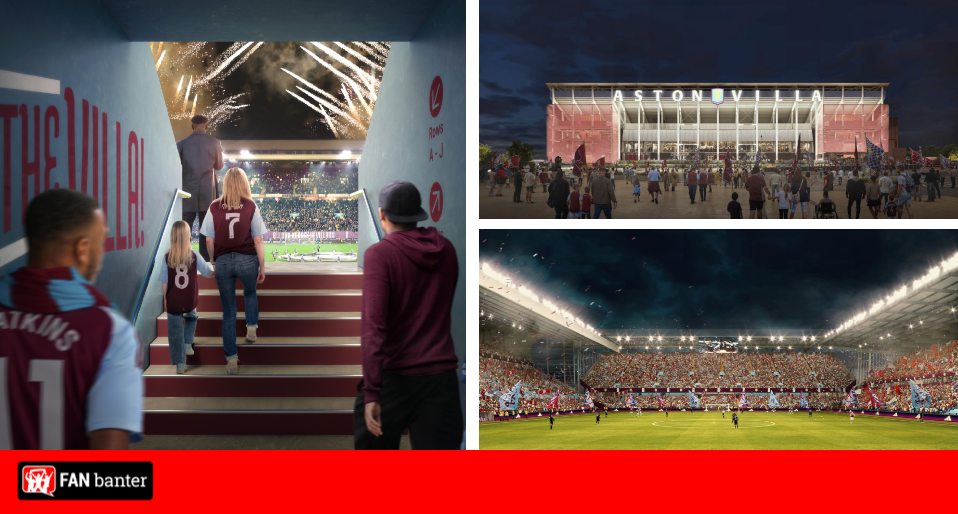 Aston Villa announce redevelopment of iconic North Stand with ...