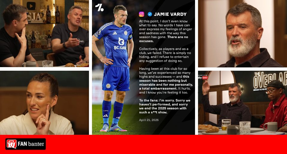 Stick to Football podcast panel reacts to Jamie Vardy's statement on ...
