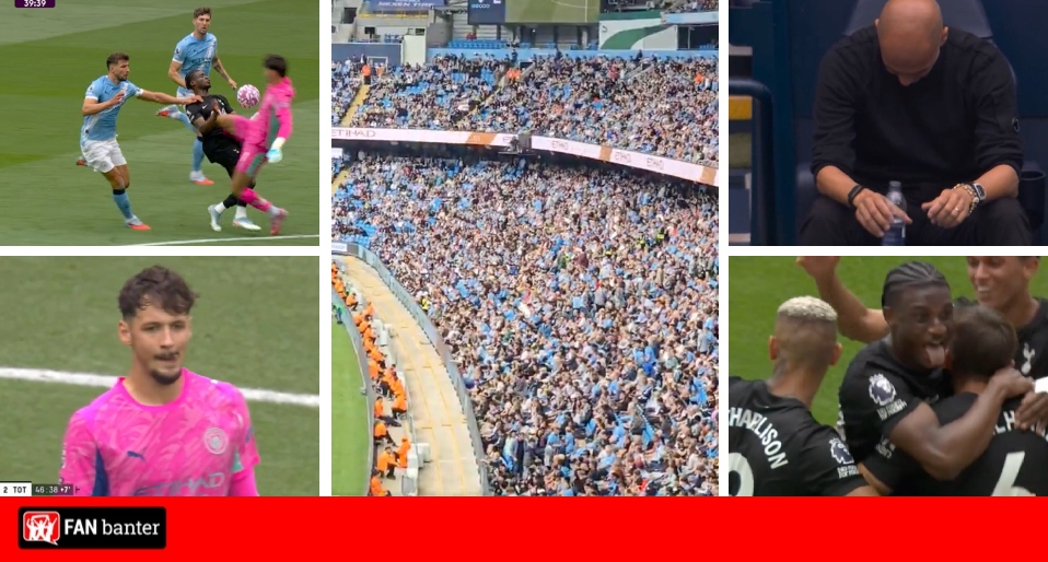 Tottenham fans mock Man City with Pep Guardiola frustrated by 2-0 ...