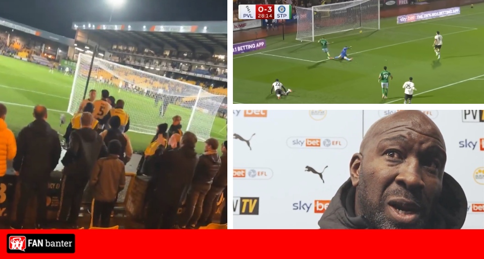 Port Vale fans make their frustrations known in 3-0 defeat to league ...