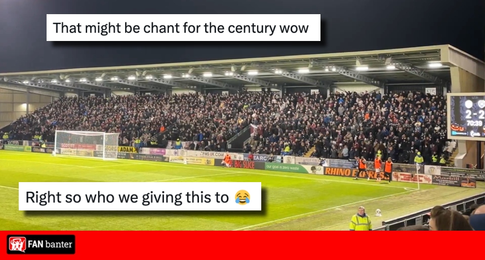 The gone viral chant from Hearts fans set to take over English football ...