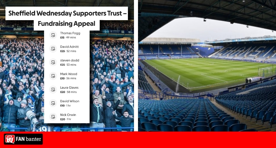 Fans set up donation page to help Sheffield Wednesday survive through ...
