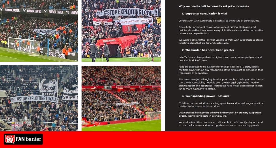 Over 100 supporters groups sign letter to Premier League clubs calling ...