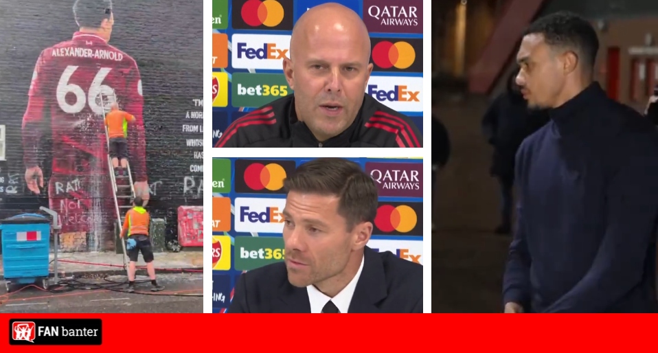 Liverpool fans make their feelings known as Trent Alexander-Arnold's ...