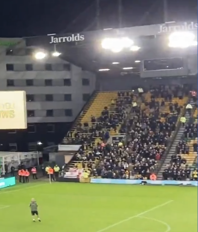 PHOTOS: Away Fans in the Stands - 25th November 2025 - Fan Banter