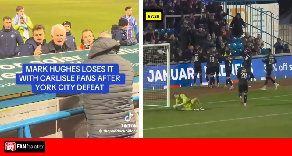 Mark Hughes in 'frank discussion' with Carlisle fans after 3-0 defeat ...