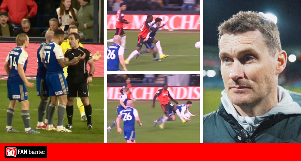 Matt Taylor takes issue with controversial penalty decision in Exeter's ...