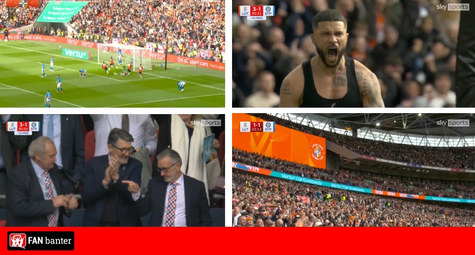 Luton come from behind and go on to beat Stockport 3-1 in the 2026 EFL ...