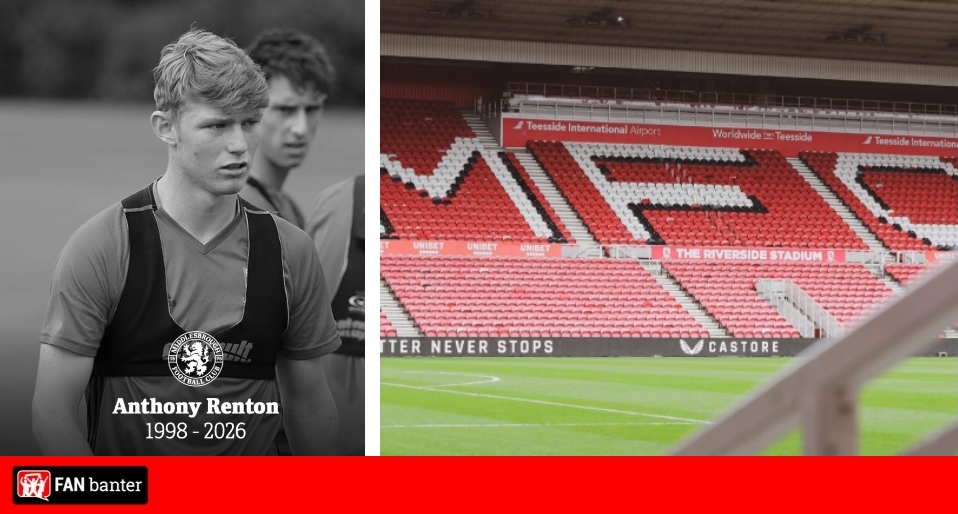 Middlesbrough pay tribute after former Academy player Anthony Renton ...